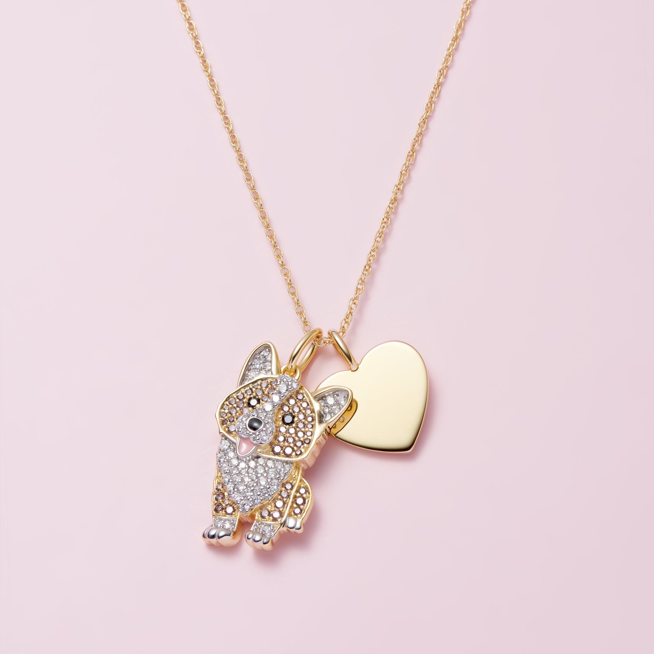 Corgi Sterling Silver Pendant Necklace